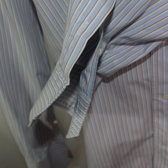 Canali | Shirts | Canali Blue Striped Italian Dress Shirt | Poshmark
